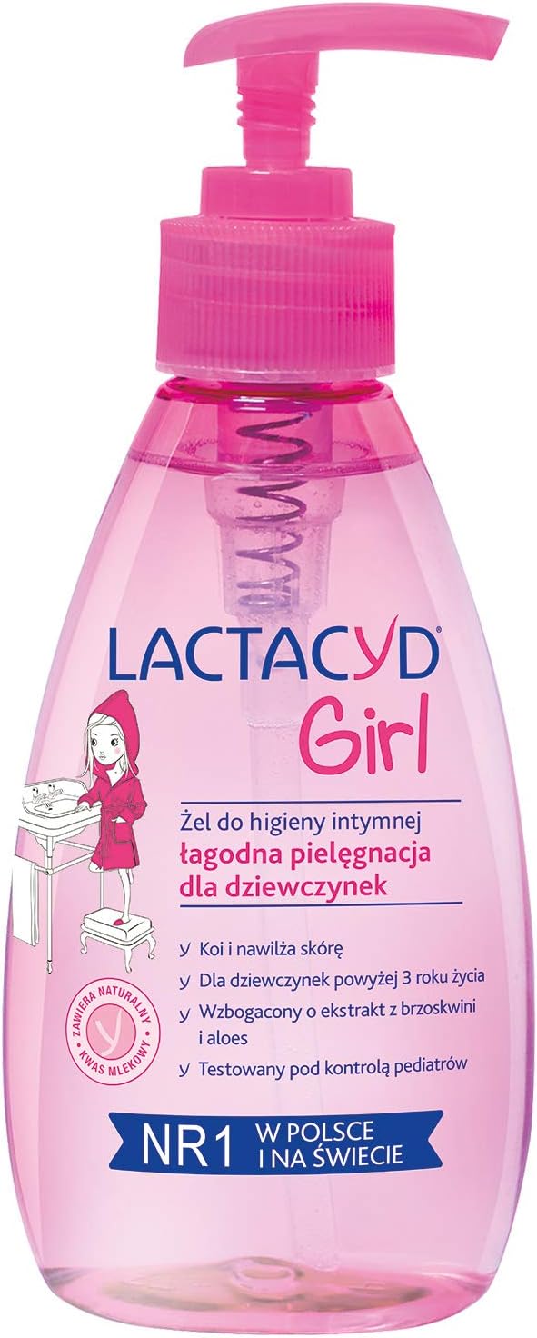 Lactacyd Girl Intimate Hygiene Gel for Sensitive Skin with Pump 200ml ...