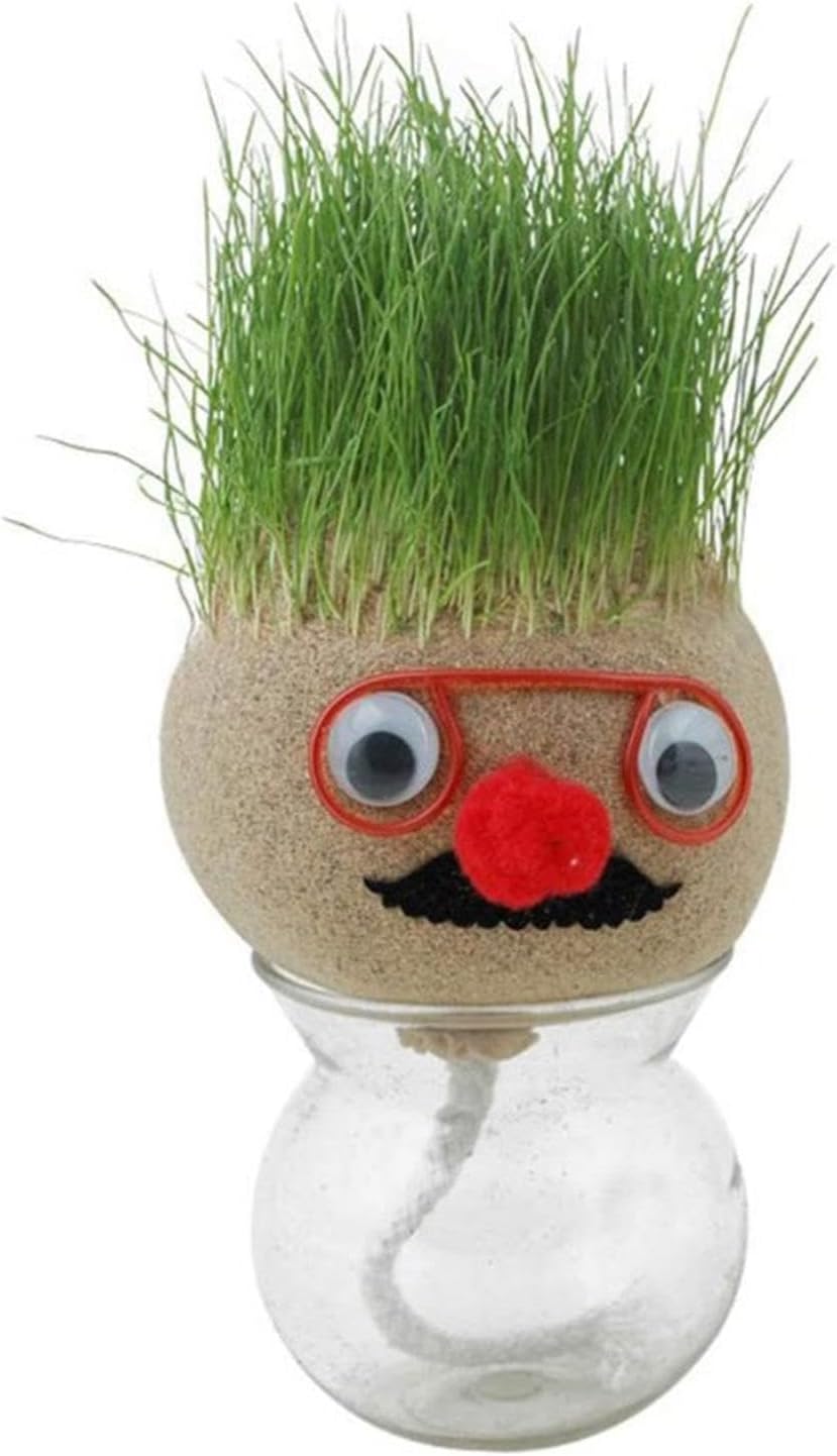 Grass Doll - Fun Grass Growing Doll, Eco-Friendly Planter for Kids ...