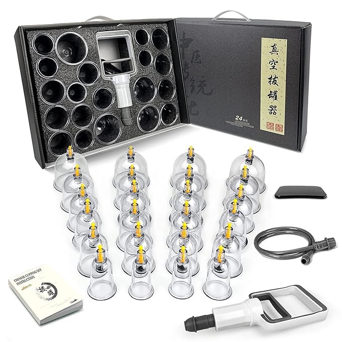 Acucare Cupping Therapy Set 24 Cups Professional Chinese Cupping Set ...