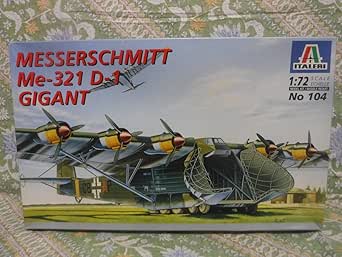 Amazon.co.jp: ITALERI 1/72 MESSERSCHMITT Me-321 D-1 GIGANT Gigant, Unassembled : Toys & Games