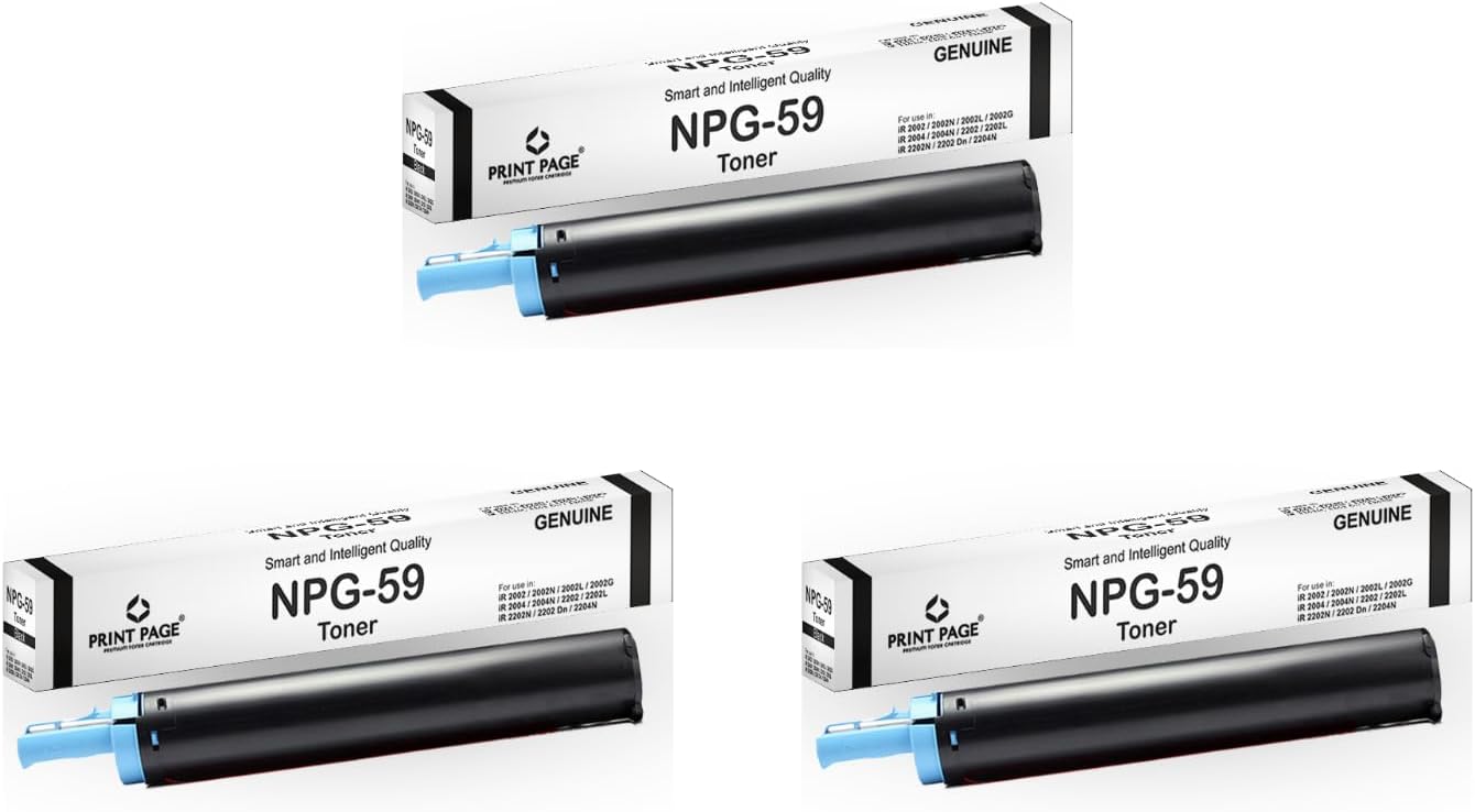 QUALYPRINT NPG 59 / NPG59 Black Toner Cartridge for Canon IR 2002 ...