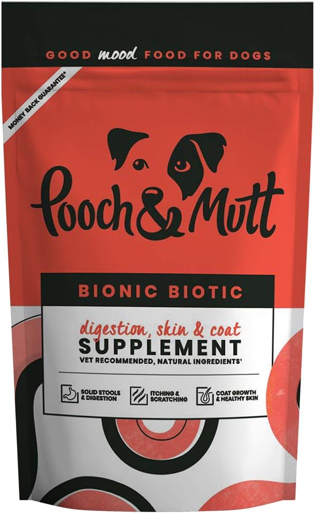 Pooch & Mutt - Bionic Biotic, Supplement for Dog Digestion (Healthy ...