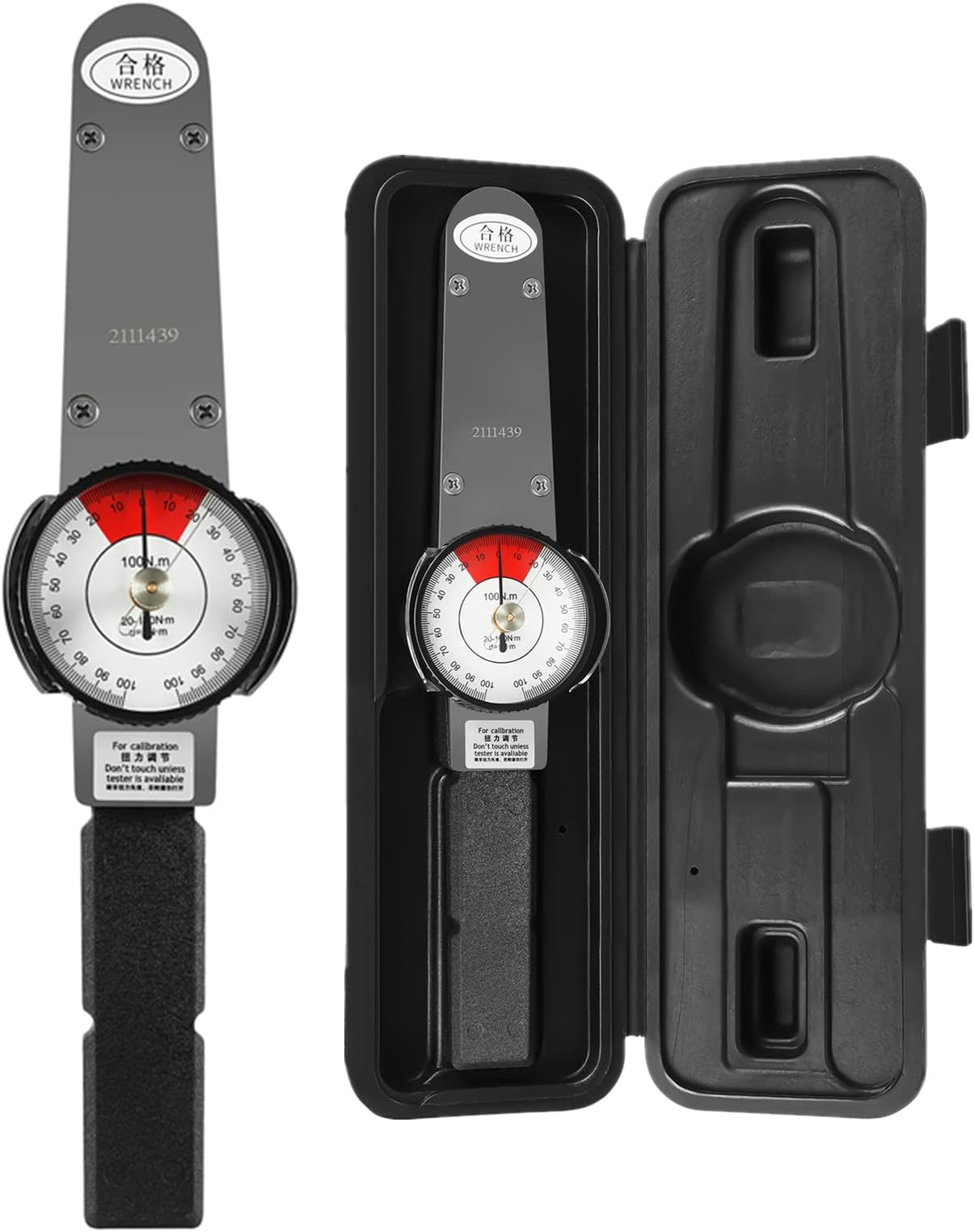 OCASAMI Dial Indicator Torque Wrench, Torque Wrench Calibration Tool 1/ ...