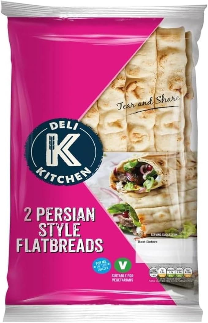 Deli Kitchen 2 Persian Style Flatbreads : Amazon.co.uk: Grocery