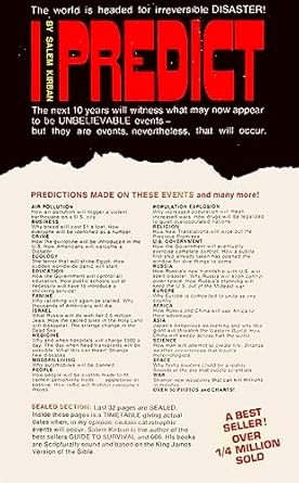 I Predict : Kirban, Salem: Amazon.in: Books