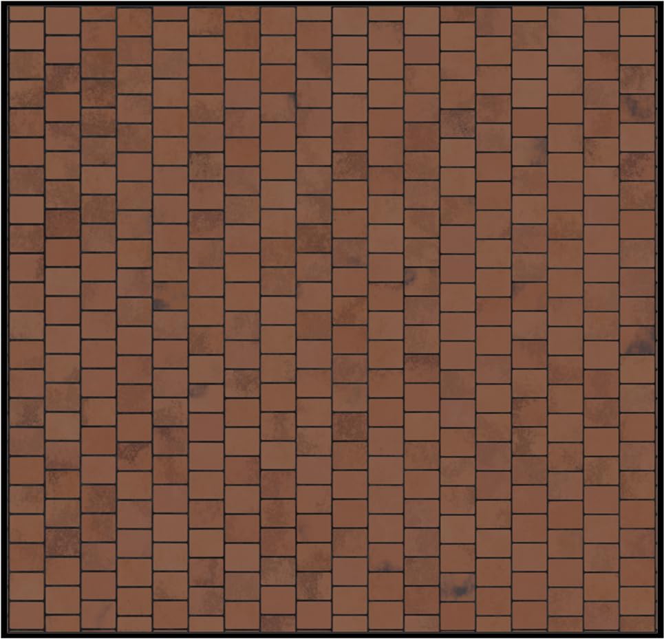 Terracott Roof Tile & Stone Scenery Modelling Card for Model Railways ...