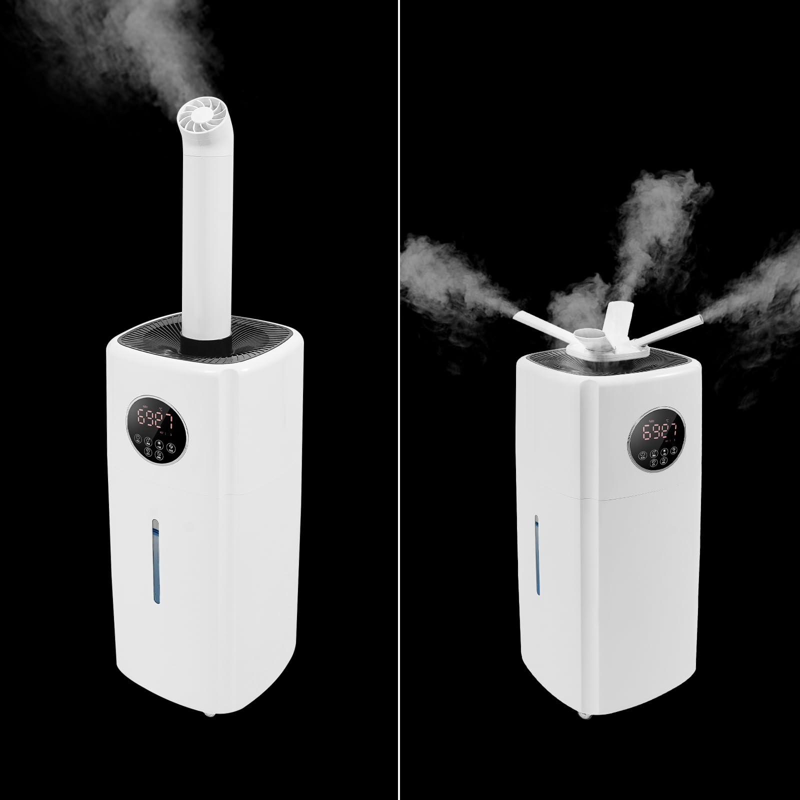 Amazon.com: Ultrasonic Humidifier with Remote Control and Wheels, 5.5 ...