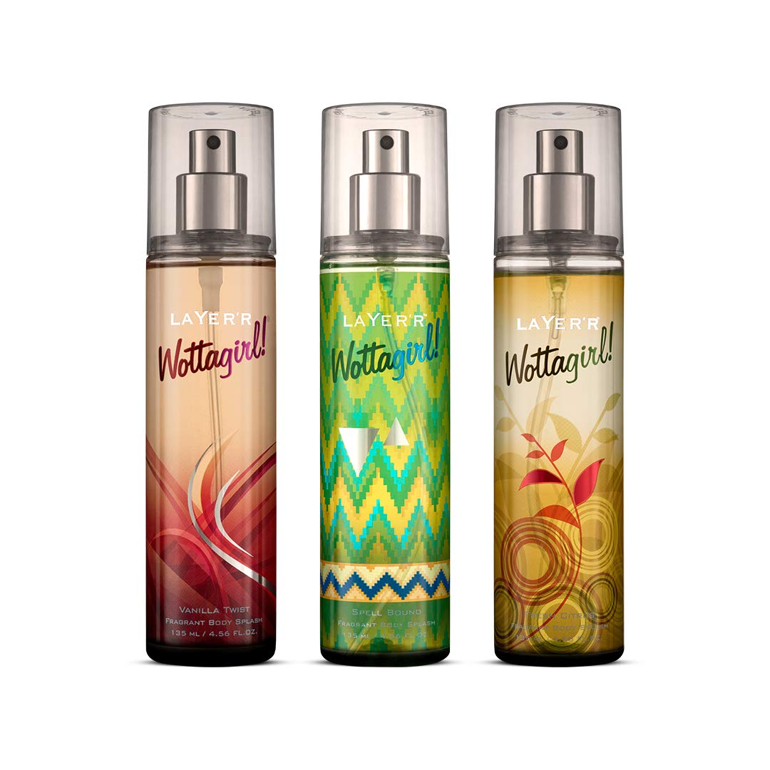 Layer'r Wottagirl Fresh Citrus Fragrant Body Splash + Wottagirl Vanilla ...