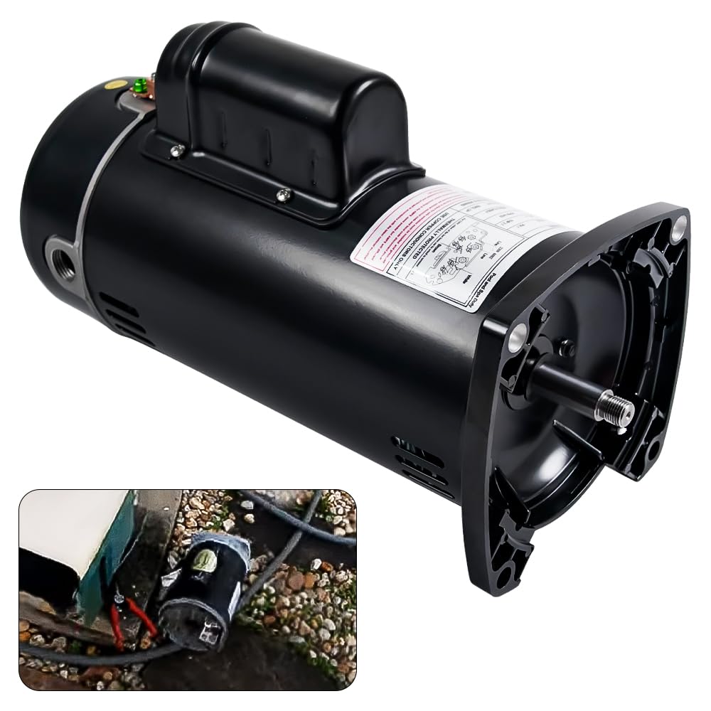 Amazon.com : loosoo USQ1202 Electric Pool Spa Pump Motor 48Y Frame ...