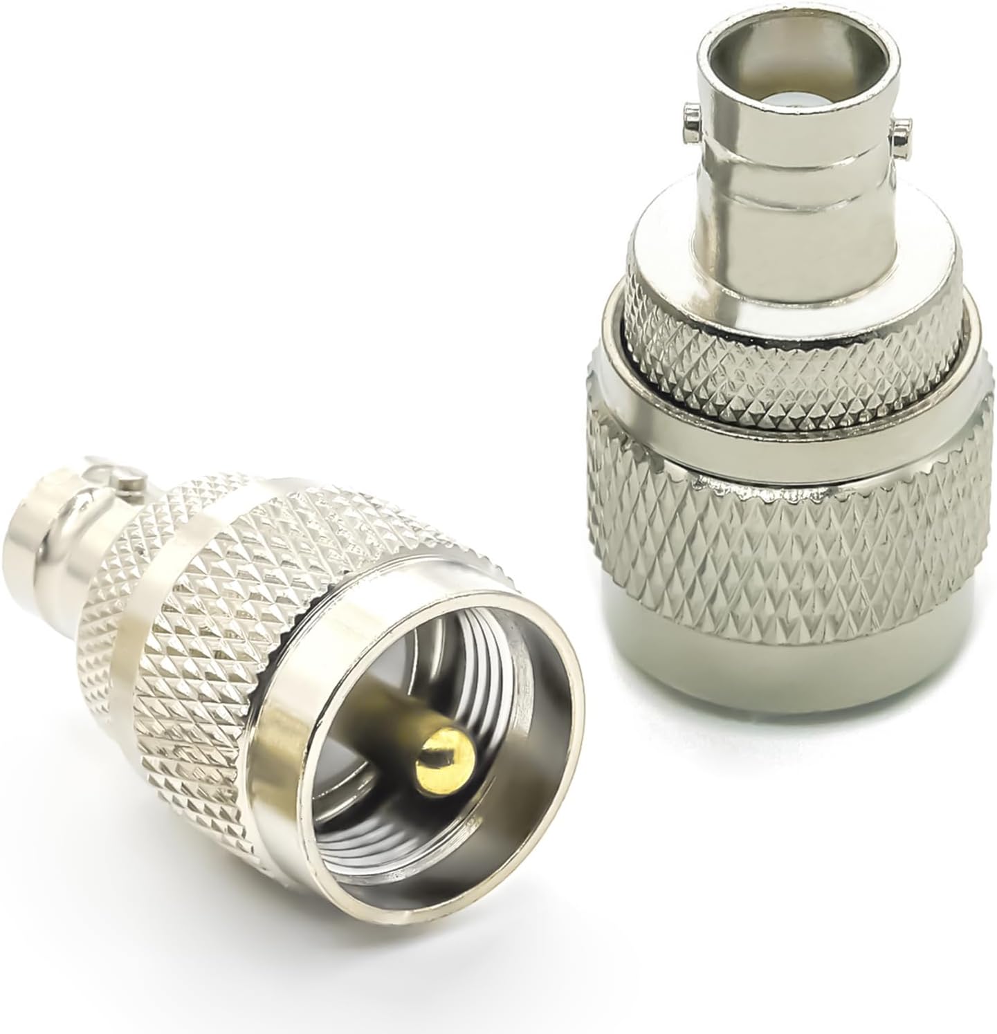 Amazon.com: Ahoaepy 2PCS SO239 to BNC Antennas Adapter, BNC PL259 UHF Coax Connector, UHF Male ...