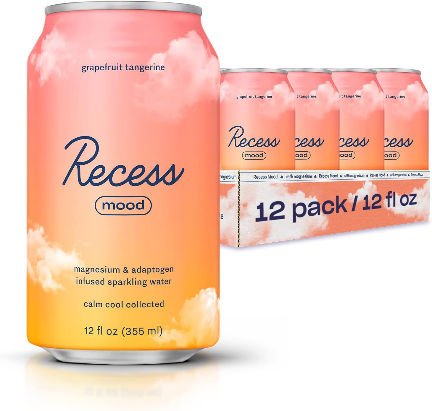 Amazon.com : Recess Mood Magnesium & Adaptogen Drink, Relaxation ...