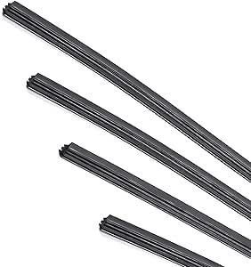 Amazon.com: UGSHY 4 PCS Car Framless Windshield Wiper Flexible Rubber Strip, 28" Adjustable Size ...
