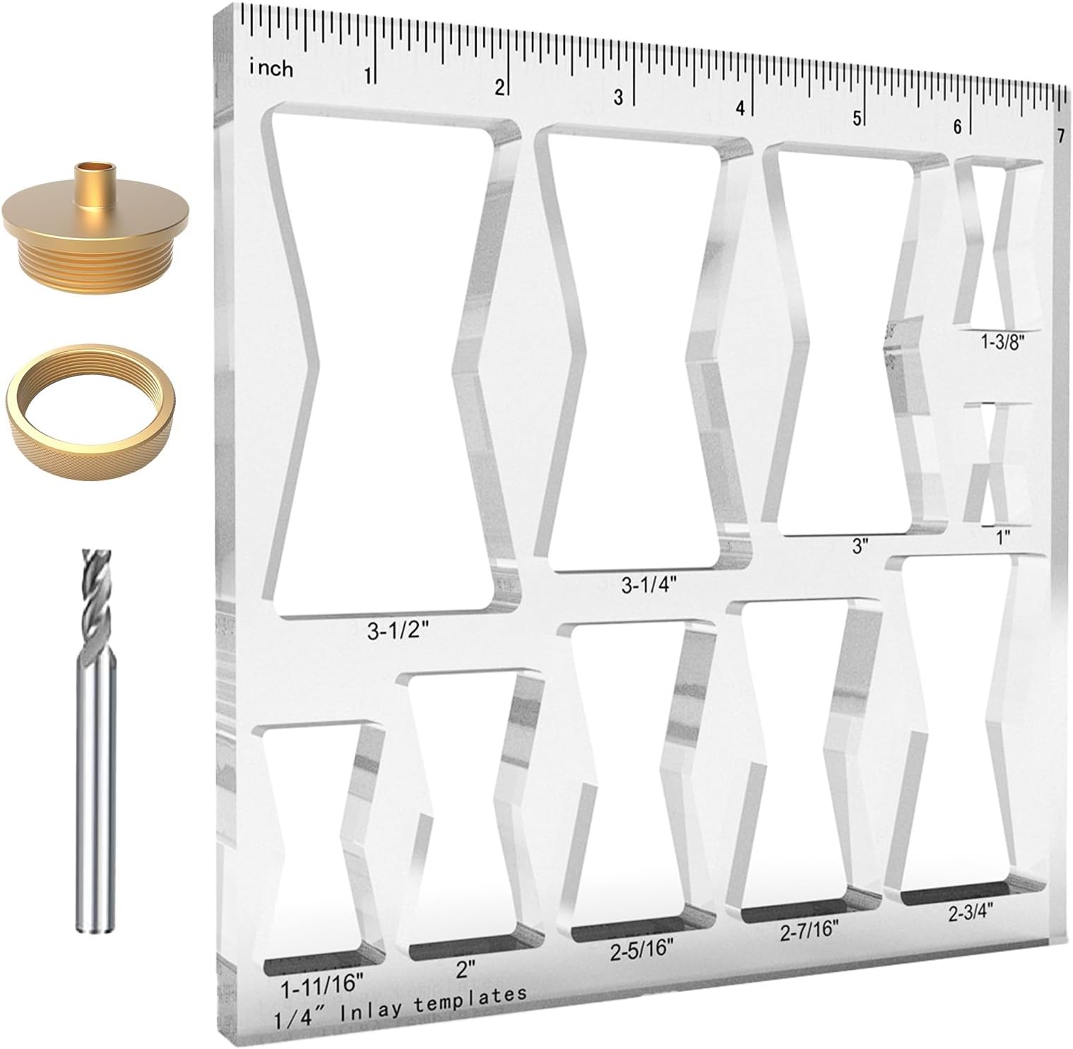 Amazon.com: 10 in 1 Router Templates for Woodworking,Butterfly Inlay ...
