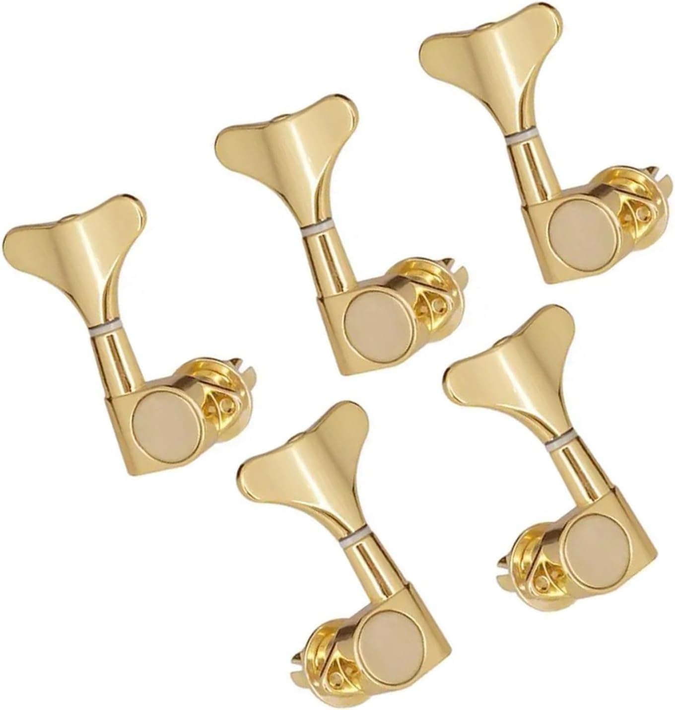 Amazon.com - FURLOU 5 Pieces Sealed-Gear Electric Bass Tuning Pegs Tuners Machine Heads Gold ...