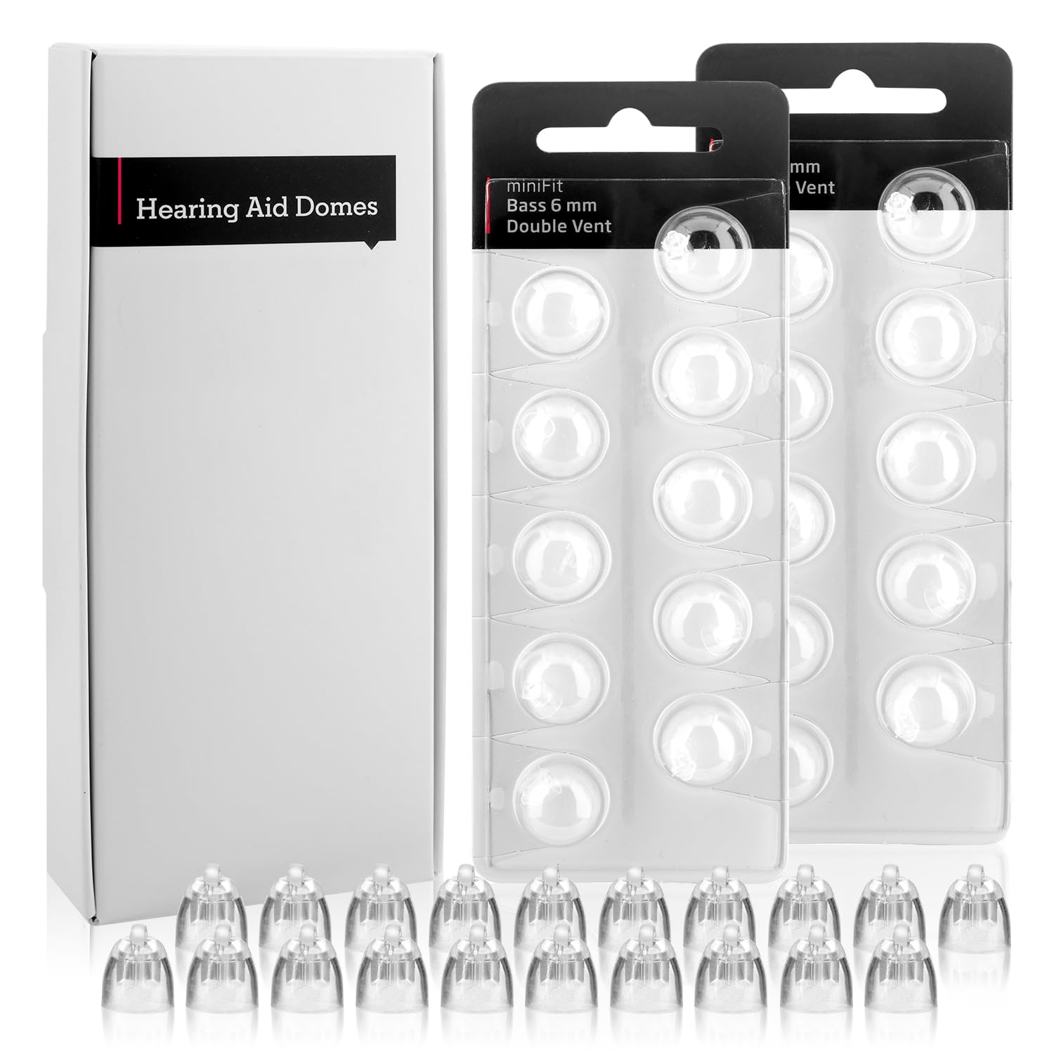 Amazon.com: Hearing Aid Domes for Oticon Replacements,Minifit Bass 6mm ...