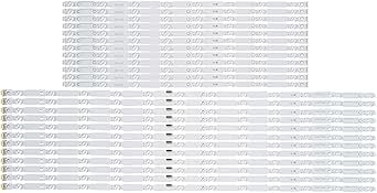 Amazon.com: HereBelieve 24pcs LED Backlight Strips for 75" TV MBL ...