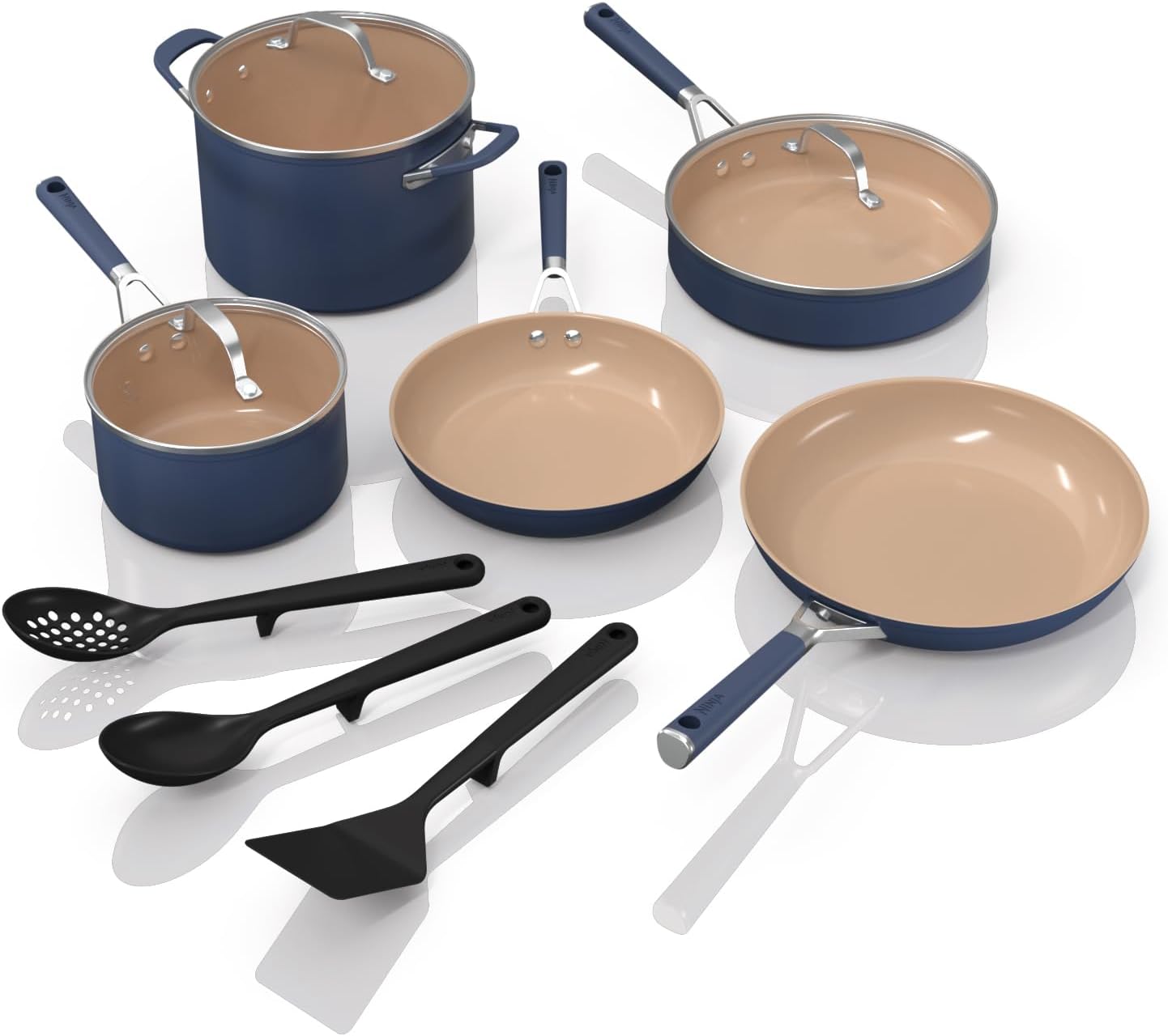 Amazon.com: Food Network 10-pc. Nonstick Ceramic Cookware Set: Home ...