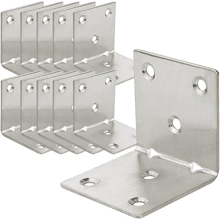 Amazon.com: LOSYHU 20PCS L Brackets Corner Bracket 2"x2"x2", Heavy Duty ...