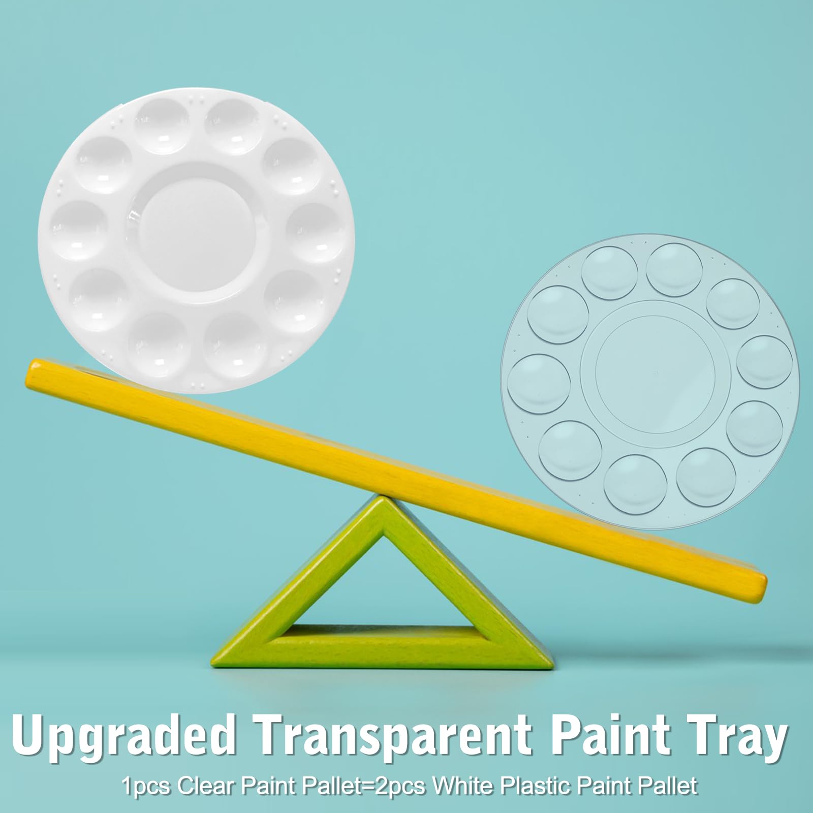 Snapklik.com : 4pcs Paint Pallet,Paint Palette,Plastic Palettes,Paint ...