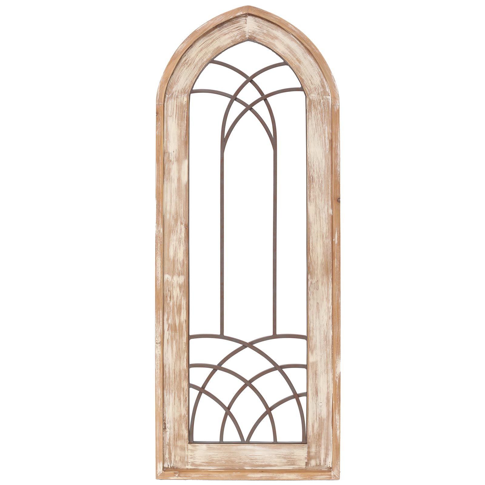 Amazon.com: SwallowLiving 20" x 50" Rustic Farmhoue Faux Arch Window ...