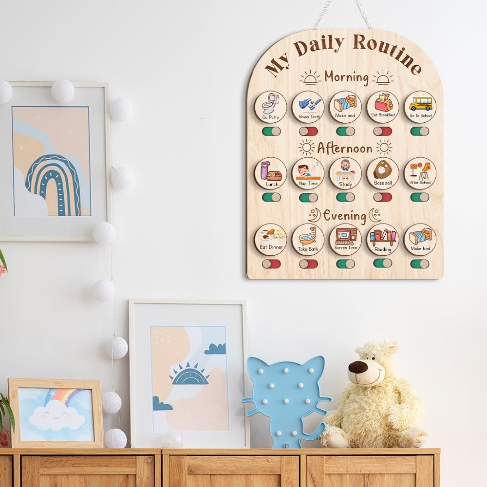 Daily Routine Chart for Kids, Visual Schedule, Australia | Ubuy