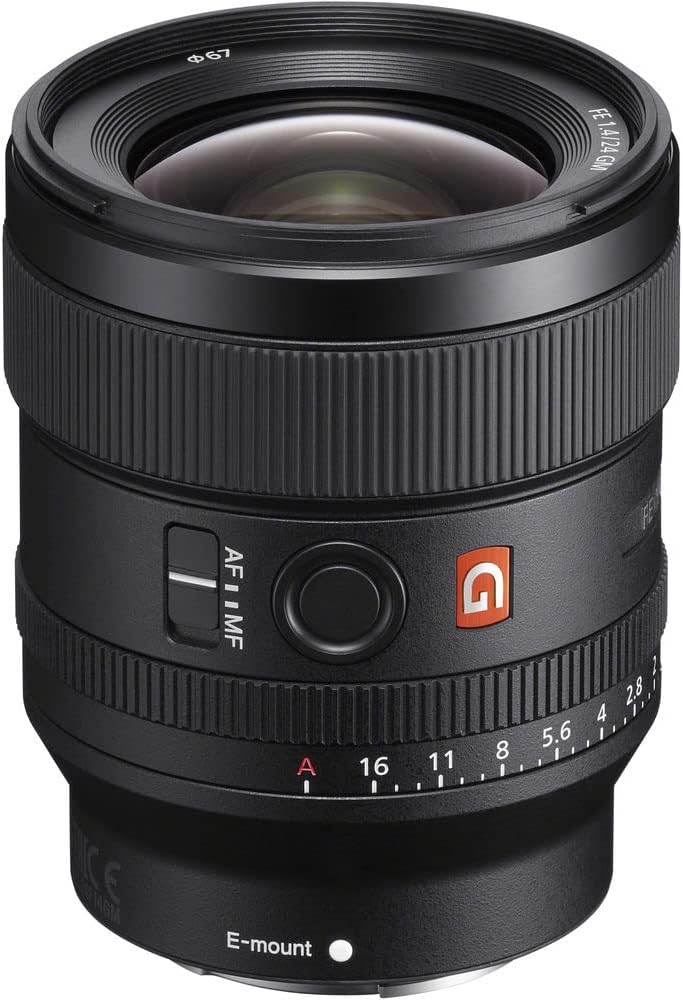 Amazon.com : Sony E-mount FE 24mm F1.4 GM Full Frame Wide-angle Prime ...