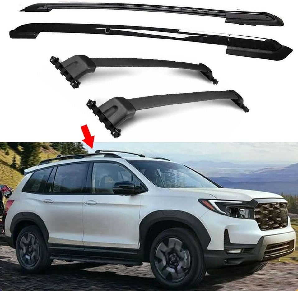 Amazon.com: 4PCS Roof Rack Rails Crossbar Fits for Honda Passport 2019 ...