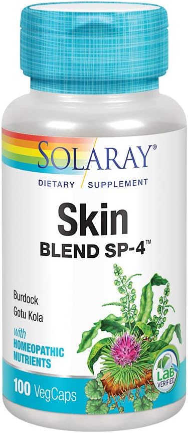 Amazon.com: SOLARAY Skin Blend SP-4 | Herbal Blend w/Cell Salt ...
