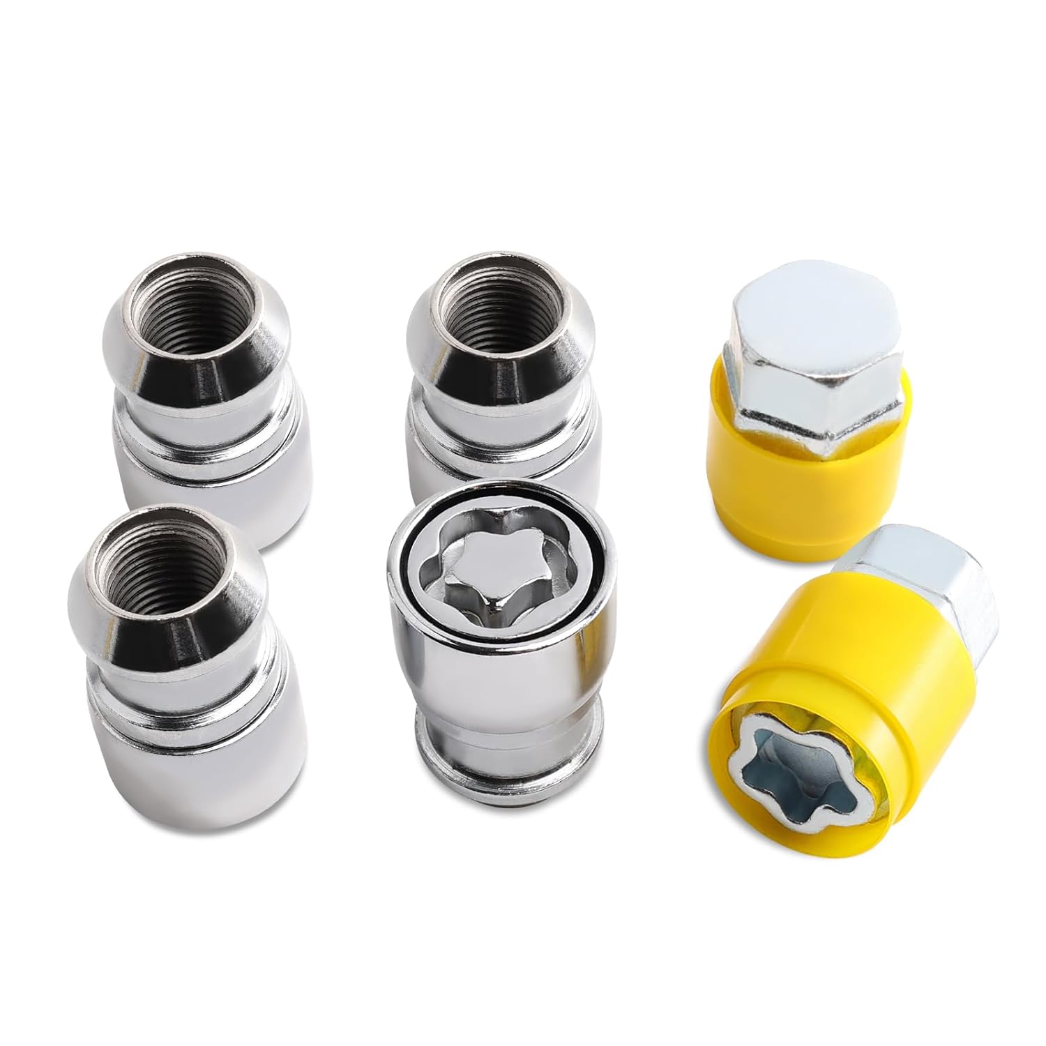 YWPXMY Wheel Lock Lug Nut kit 1/2-20 Thread Size Anti Theft, Compatible ...