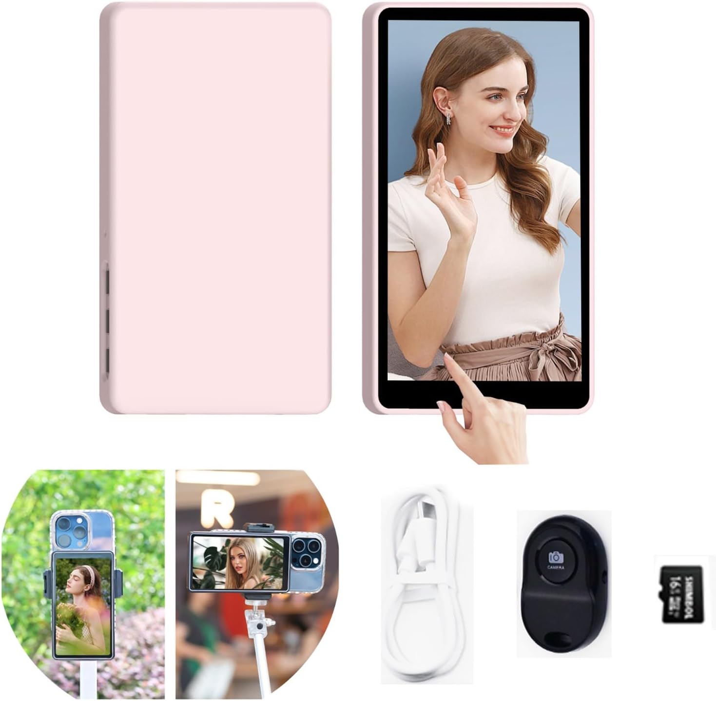 Amazon.com: Shimbol CP5 Phone Vlog Selfie Monitor Screen, 5 inch 1080P ...