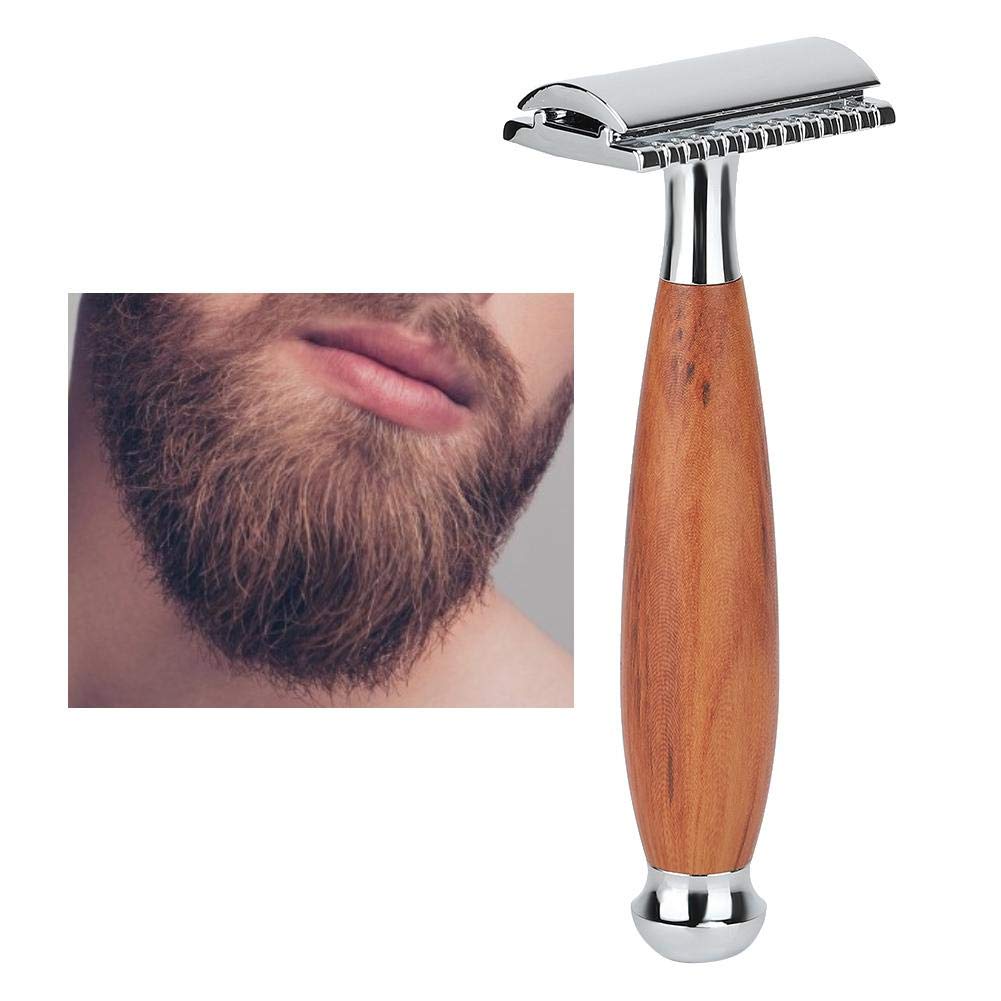 Amazon.com: Manual Shaver, Safety Shaving Double Blade Manual Wood ...