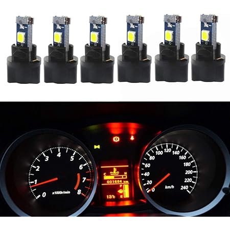 Amazon.com: DODOFUN White T5 37 74 LED Bulb with Twist Lock Socket PC74 ...