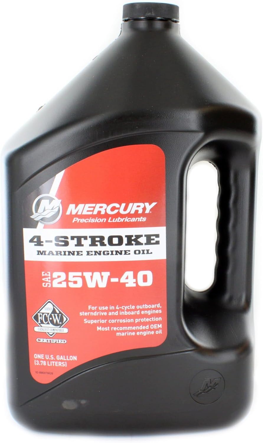 Mercury Marine Mercruiser 25W40 Engine Oil Gallon 928M0078628 : Amazon ...