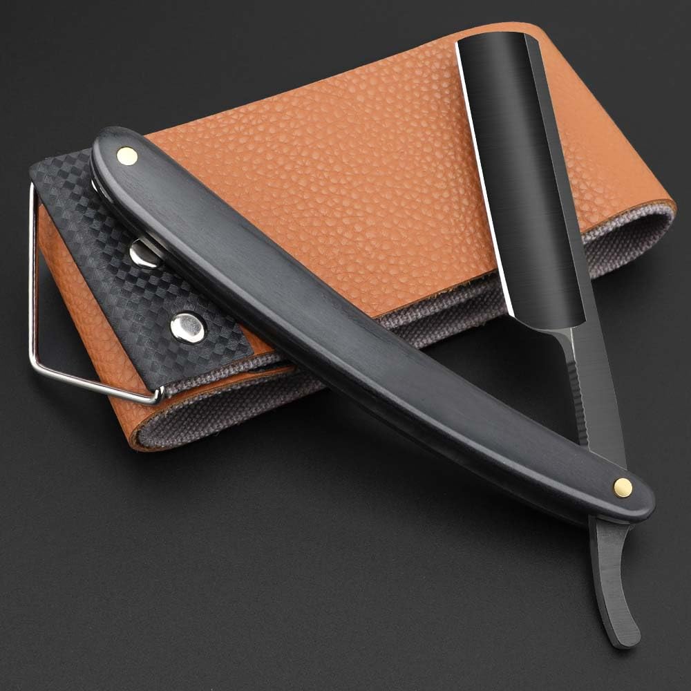 Amazon.com: Straight razors for men,Straight Edge Barber Razor Premium Stainless Steel Shaver ...