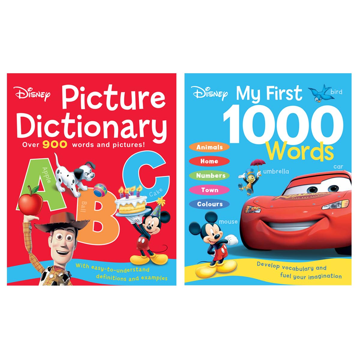 Disney Picture & Words Dictionery for Early Learners (Set of 2 Books ...