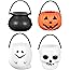 Amazon.com: Cabilock 12pcs Halloween Trick Or Treat Pots Mini Witch ...