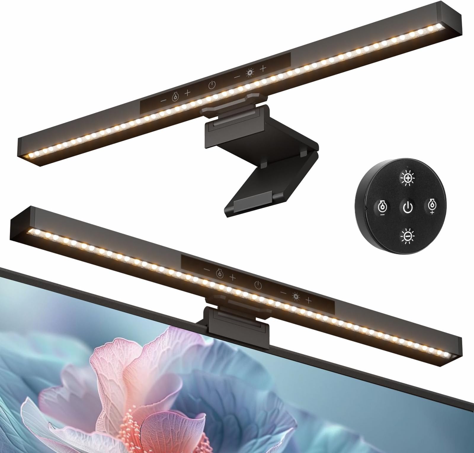 Amazon.com: Geisofu Barra de luz para monitor de computadora con ...