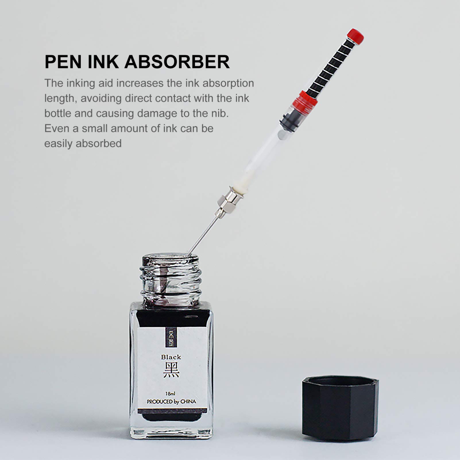 NUOBESTY 5Pcs Fountain Pen Ink Syringe Filler Spring Converter with ...