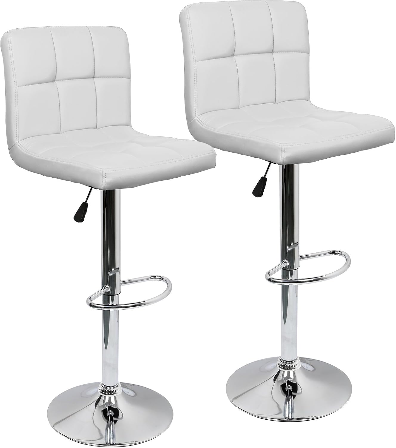 IntimaTe WM Heart Bar Stools Set of 2, Bar Chairs Breakfast Dining ...