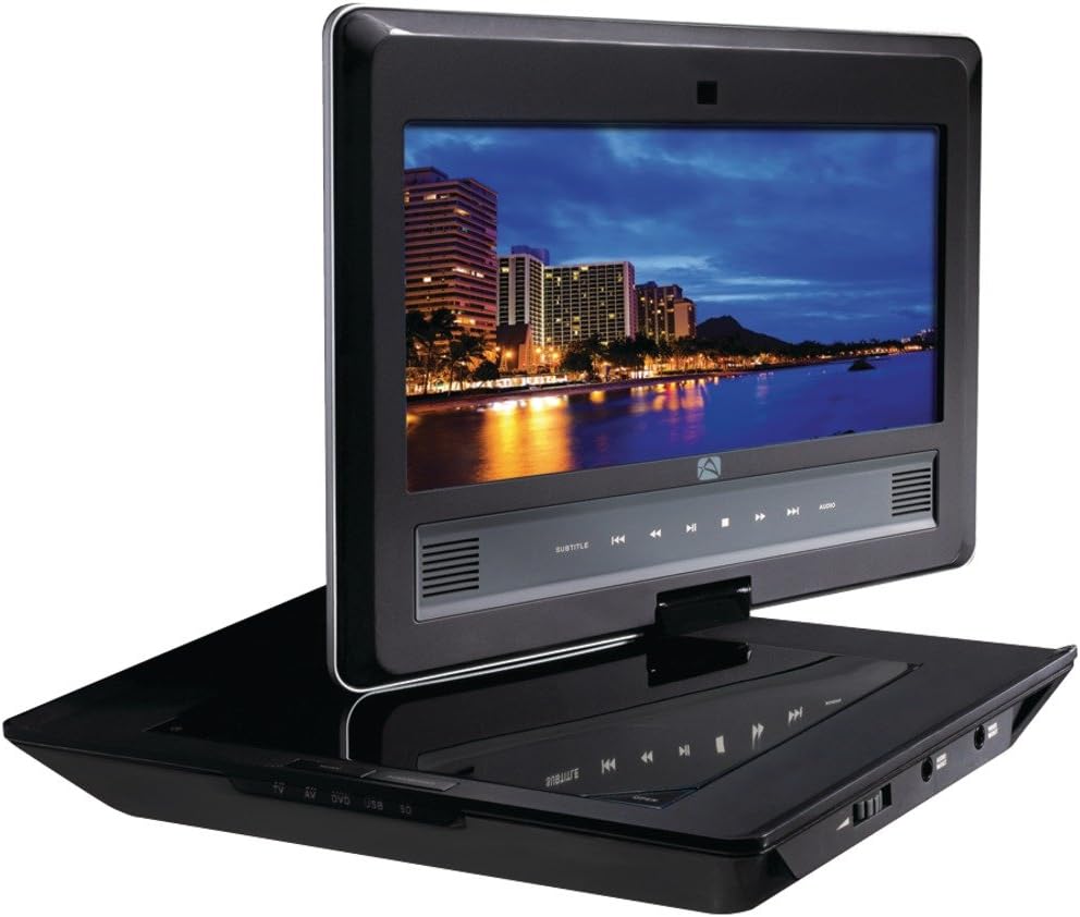 Amazon.com: AUDIOVOX DS9106 9 SWIVEL DISPLAY PORTABLE DVD PLAYER ...