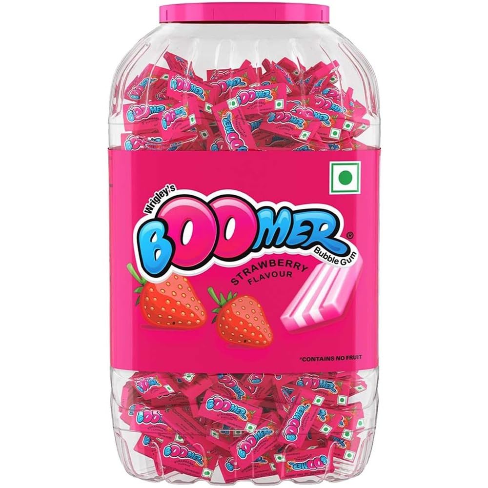Wrigley's Boomer Strawberry Flavour Chewing Gum