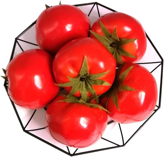 Amazon.com: J-Rijzen 6pcs Fake Tomato Artificial Vegetables Artificial ...