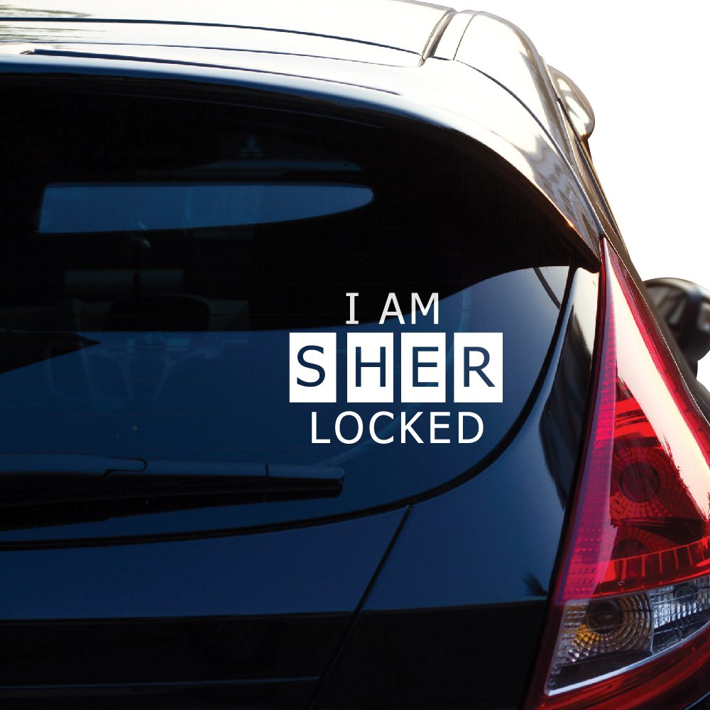 Amazon.com: Yoonek Graphics I Am Sher Lock Decal Sticker. SKU 486 (4" x ...