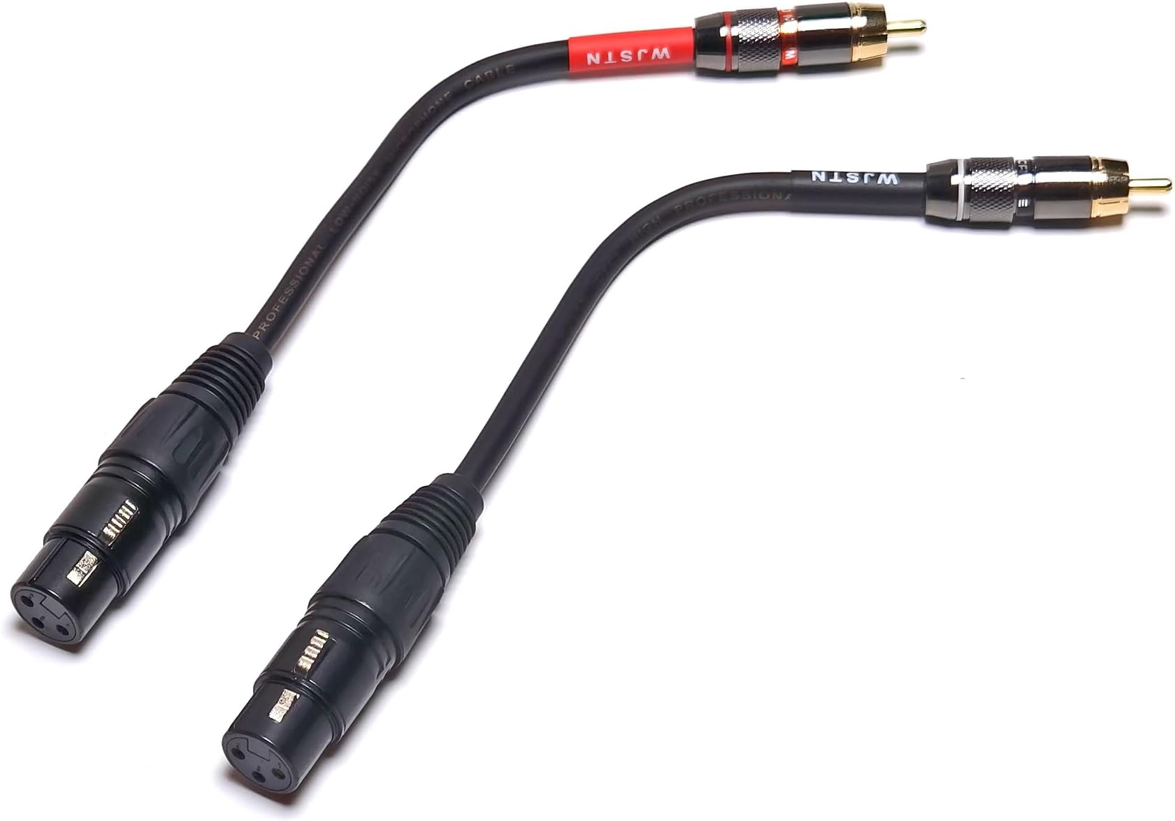 Amazon.com: Pyle RCA to XLR Audio Cord - Dual RCA Male To XLR Female ...