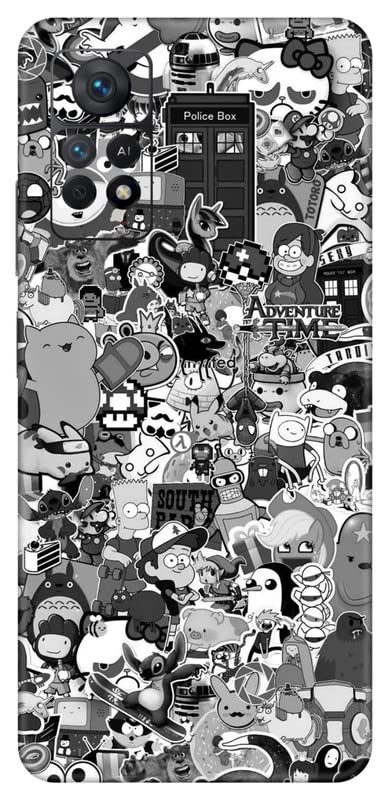 Amazon.in: Buy WRAP CRAFT Mobile Skin Sticker Compatible with Redmi ...