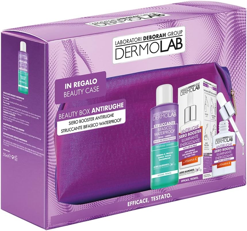 Dermolab - Beauty Box Antirughe, Kit Skincare Viso con Siero Viso ...