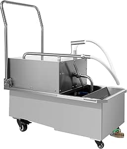 Amazon.com: 55L/14.5Gal Commercial Mobile Fryer Filter Machine - 550W ...