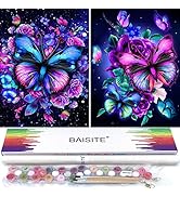 Amazon.com: BAISITE Paint by Numbers Kit for Adults Beginners,12" Wx16 ...