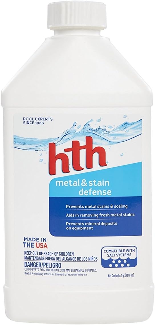 Amazon.com: HTH 67013 Metal and Stain Defense Swimming Pool Clarifier ...
