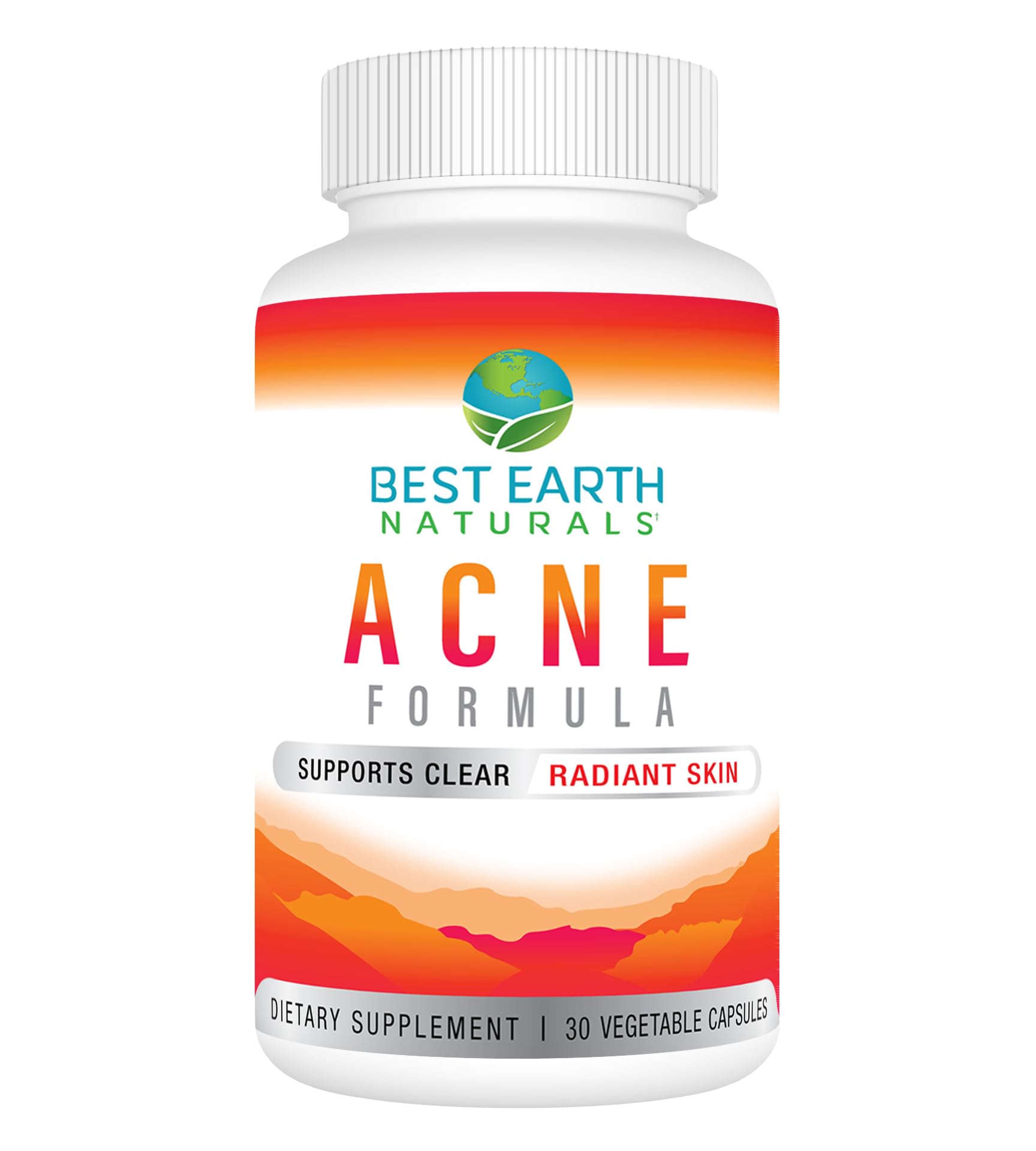 Amazon.com: Best Earth Naturals Clear Skin Acne Support Supplement ...